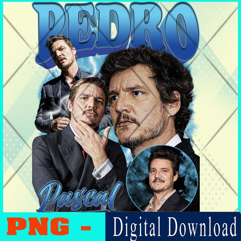 PEDRO PASCAL PNG Digital Design Download - Etsy