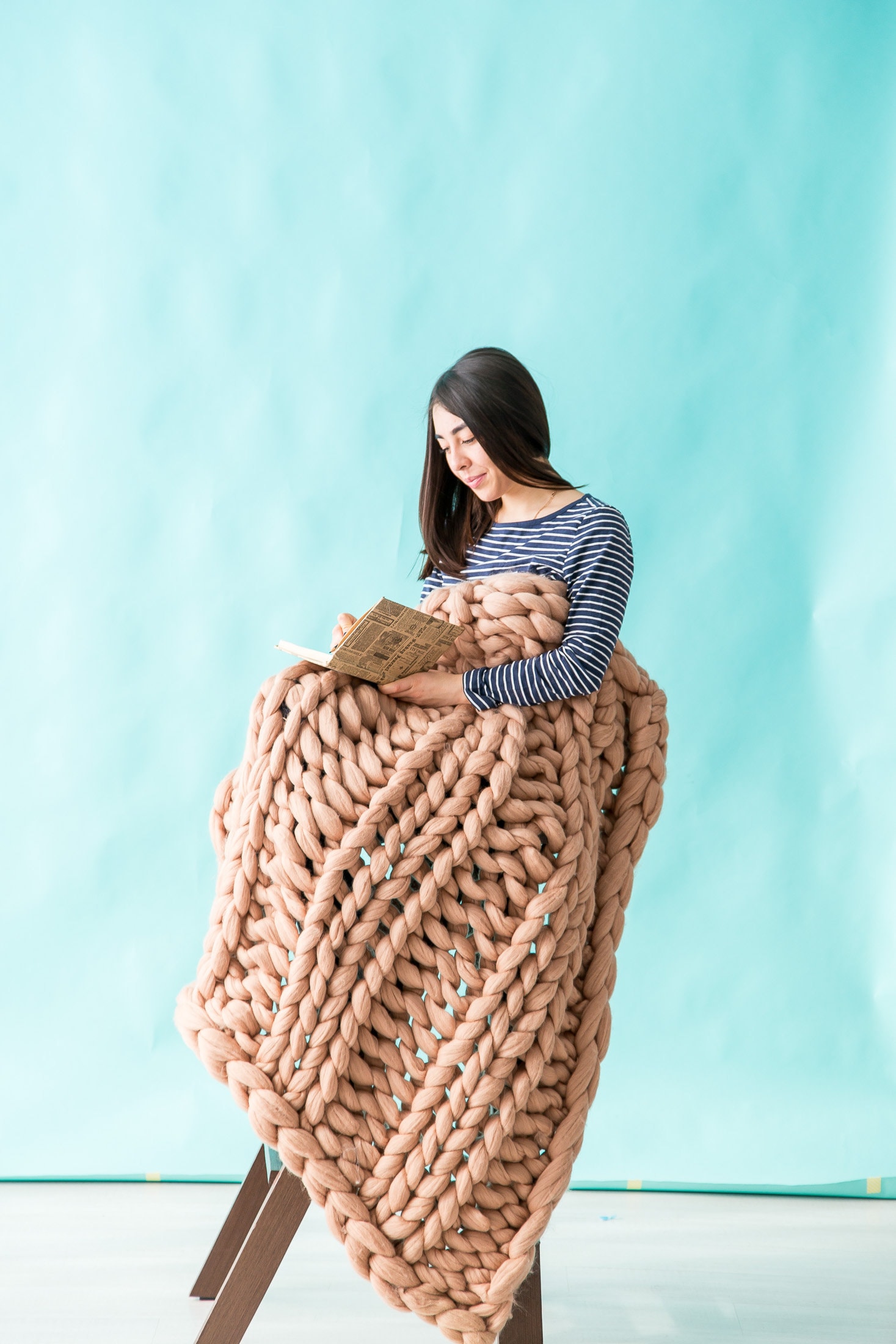 Chunky Knit Blanket Merino Wool Blanket Chunky Knit Throw | Etsy