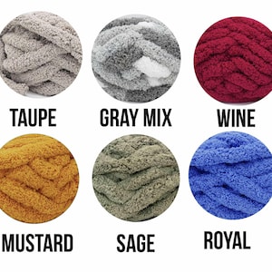 Chunky Chenille Knit Blanket, Jumbo Chenille Blanket, Chunky Knit Throw ...