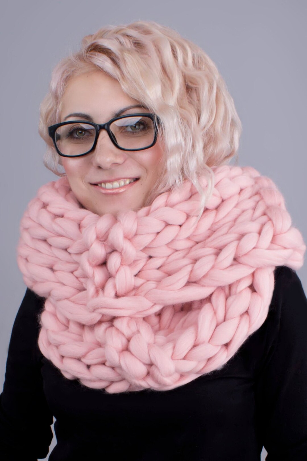 Super Chunky Scarf, Knitted Scarf, Scarf, Wool Scarf, Oversized Scarf ...