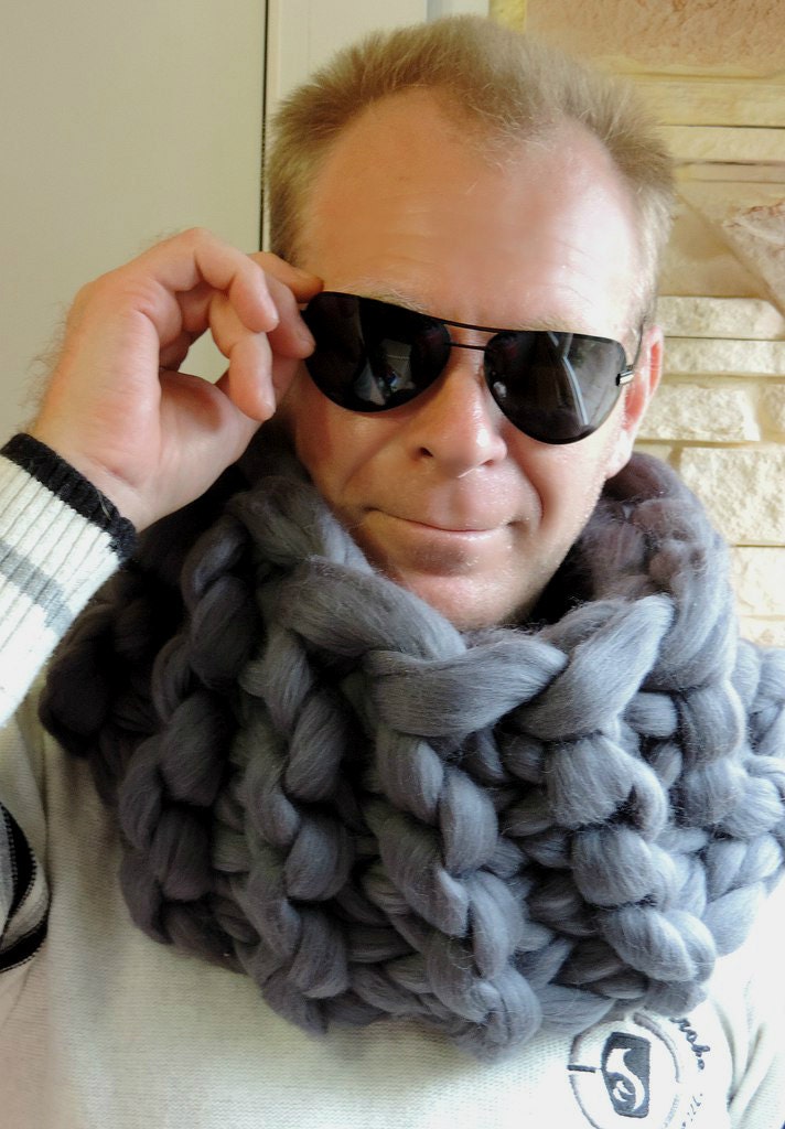 Chunky Men Scarf Scarf Men Chunky Scarf for Men Men's - Etsy