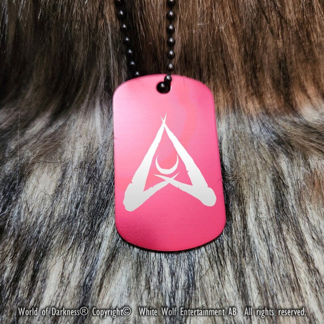 W5 Werewolf: the Apocalypse tribe Dog Tag Pendant - Etsy
