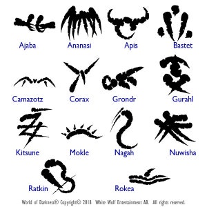 Classic Werewolf: the Apocalypse fera Vinyl Decals - Etsy