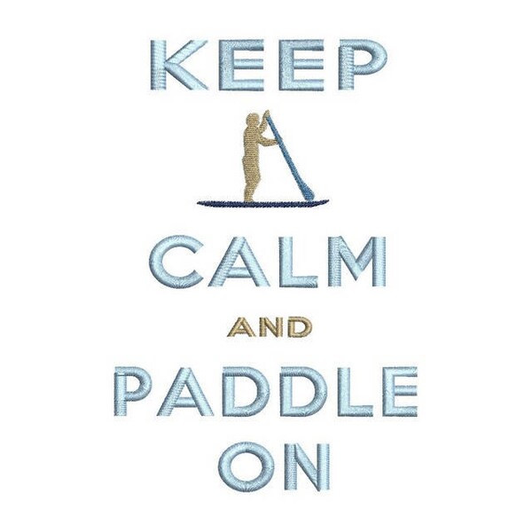 Keep Calm Embroidery - Etsy