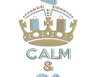 Keep Calm and Love A Coastie Machine Embroidery Design - Etsy