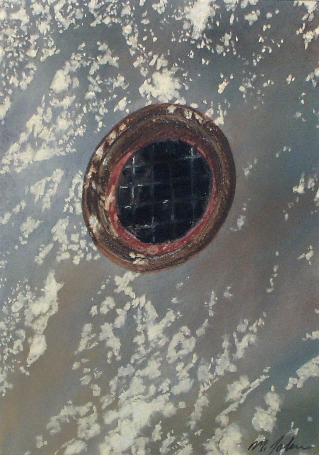 Shady Window - Small Original Pastel Painting California Spanish Misson ...