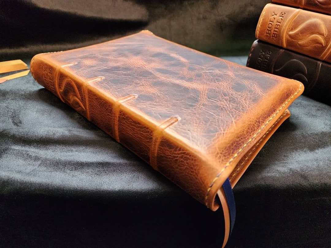 Made to Order Item. Customizable Study Bible in Badalassi Carlo Cowskin ...