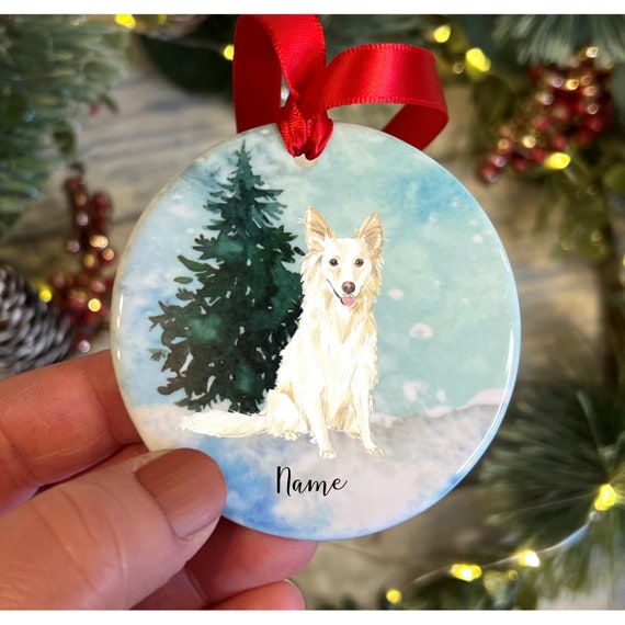White Dog Christmas Decorations Mini Christmas Tree For Felix The
