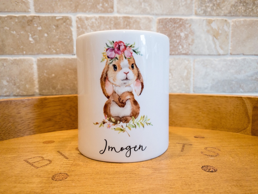 Bunny Money Box, Rabbit Money Box, Ceramic Personalised Money ...