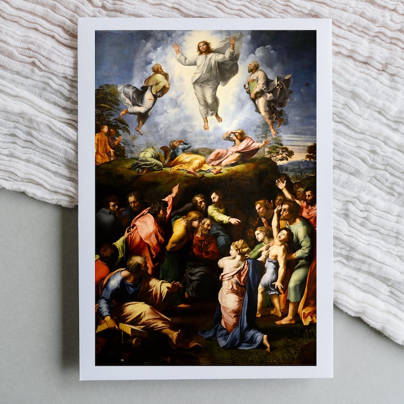 Raphael’s the Transfiguration Prints, Renaissance Art Print of Christ’s ...