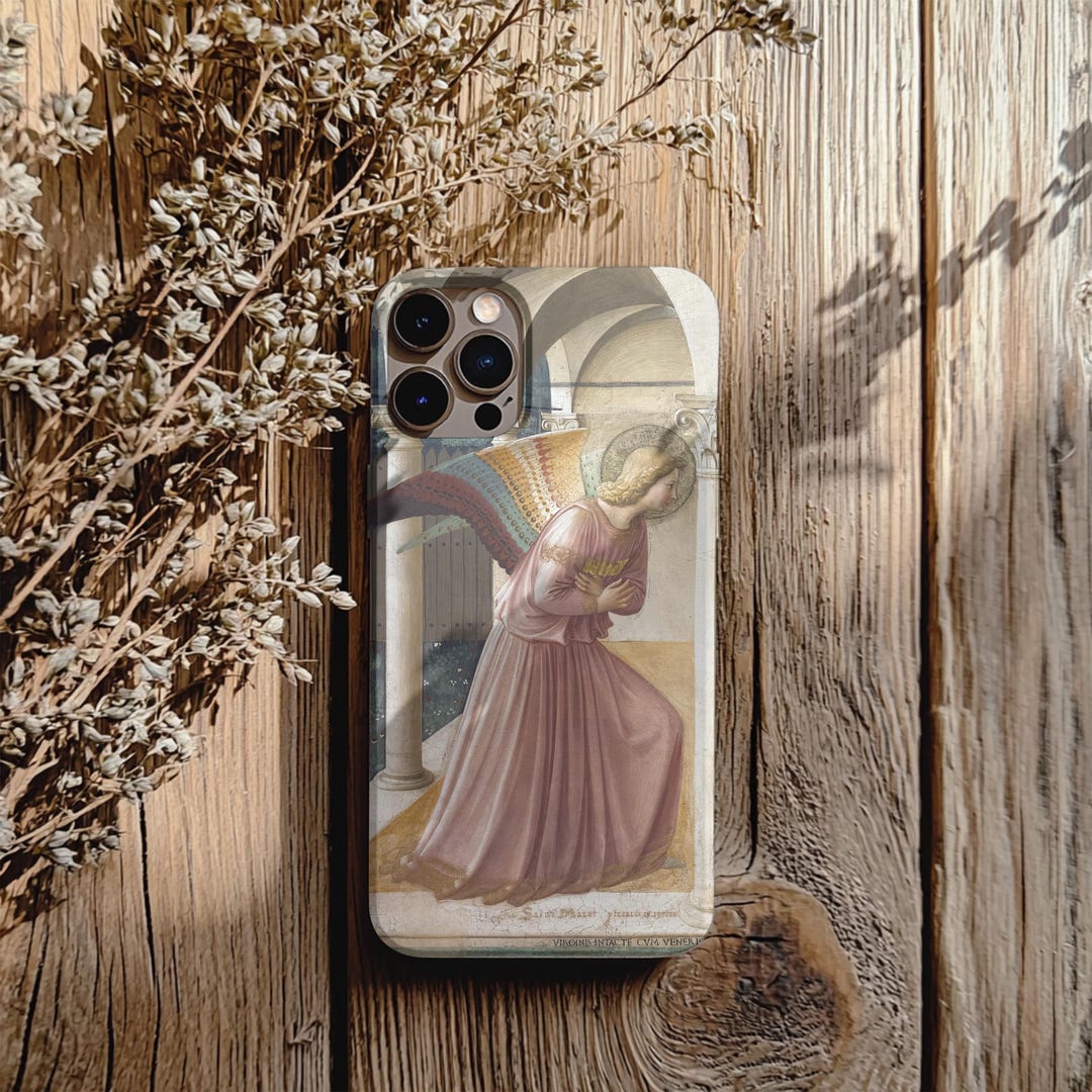 Angel Gabriel Visits Mary, Announciation, Traditional Religious Phone ...