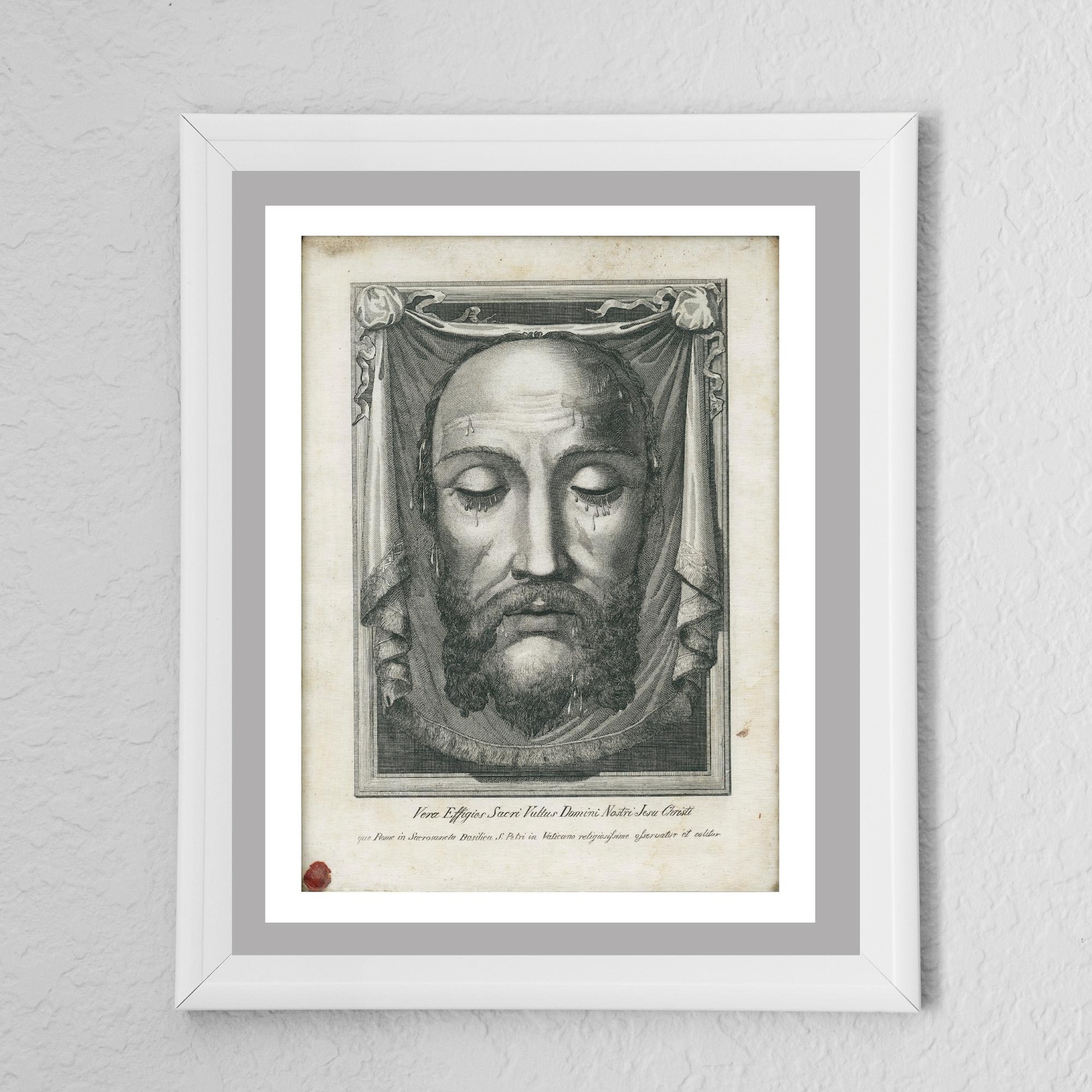 Holy Face of Jesus Print – Catholic Wall Art - Etsy