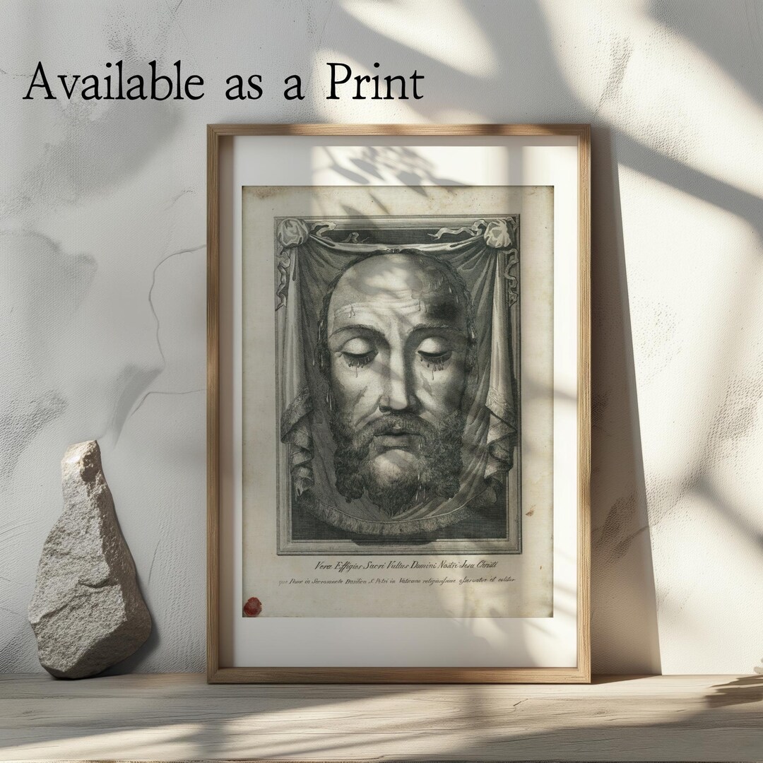 Holy Face of Jesus Christ Print Art, Jesus Christ Picture Print ...