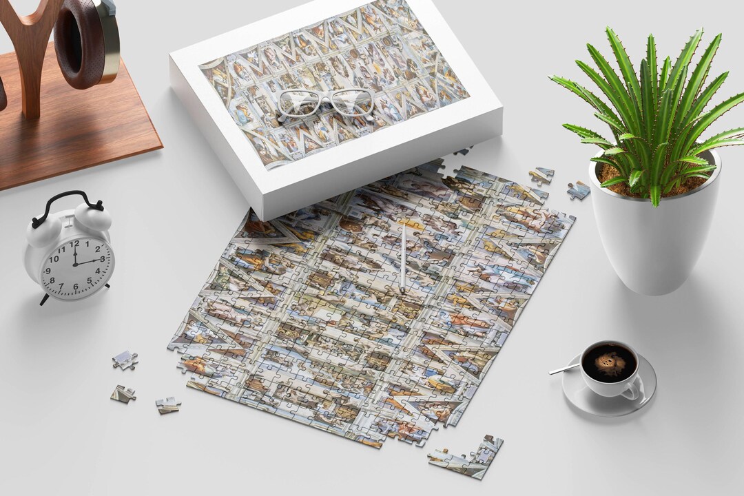 Sistine Chapel Jigsaw Puzzle for Adults Catholic Gift, Family Activity ...