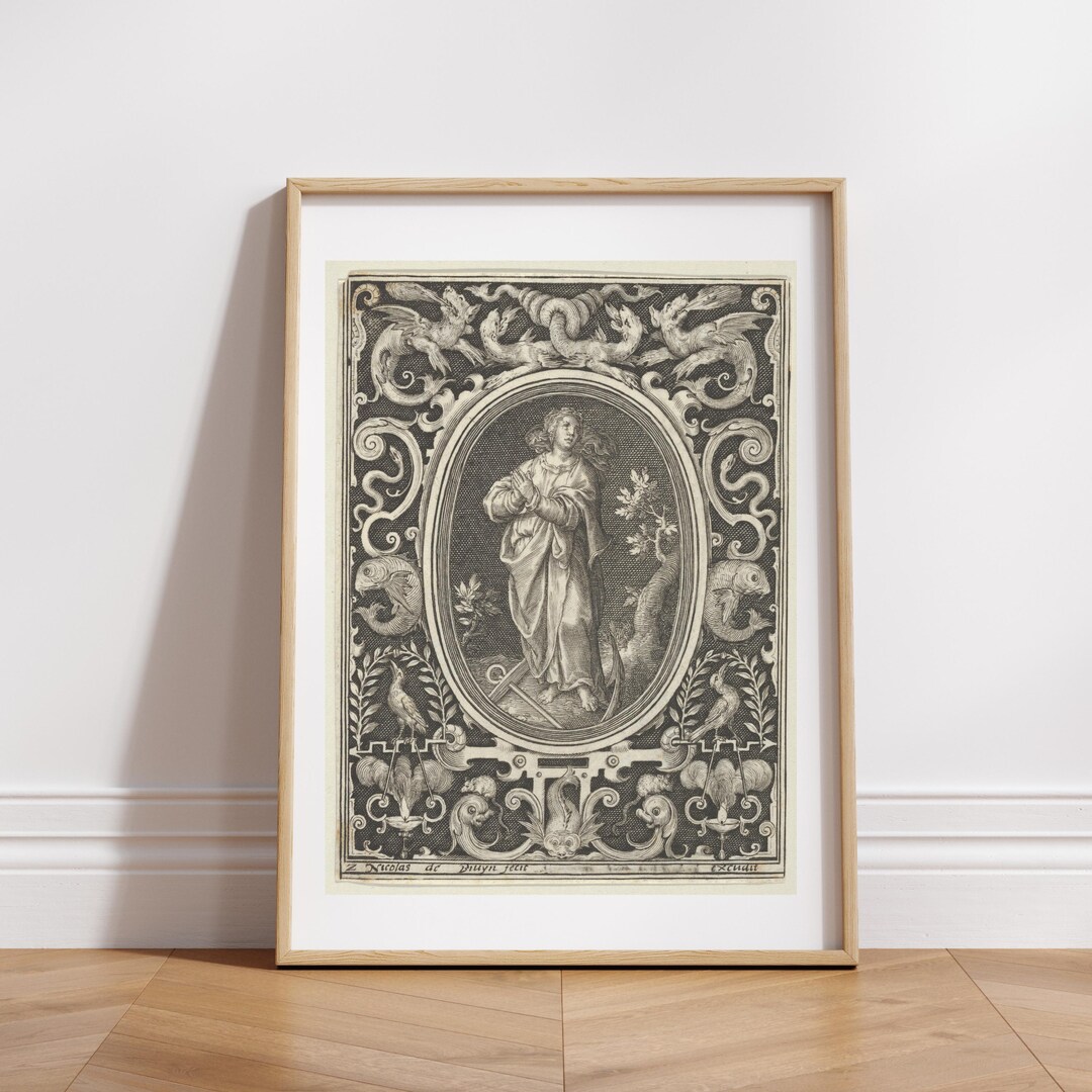 Hope Cardinal Virtue Wall Art, Traditional Catholic Home Decor ...