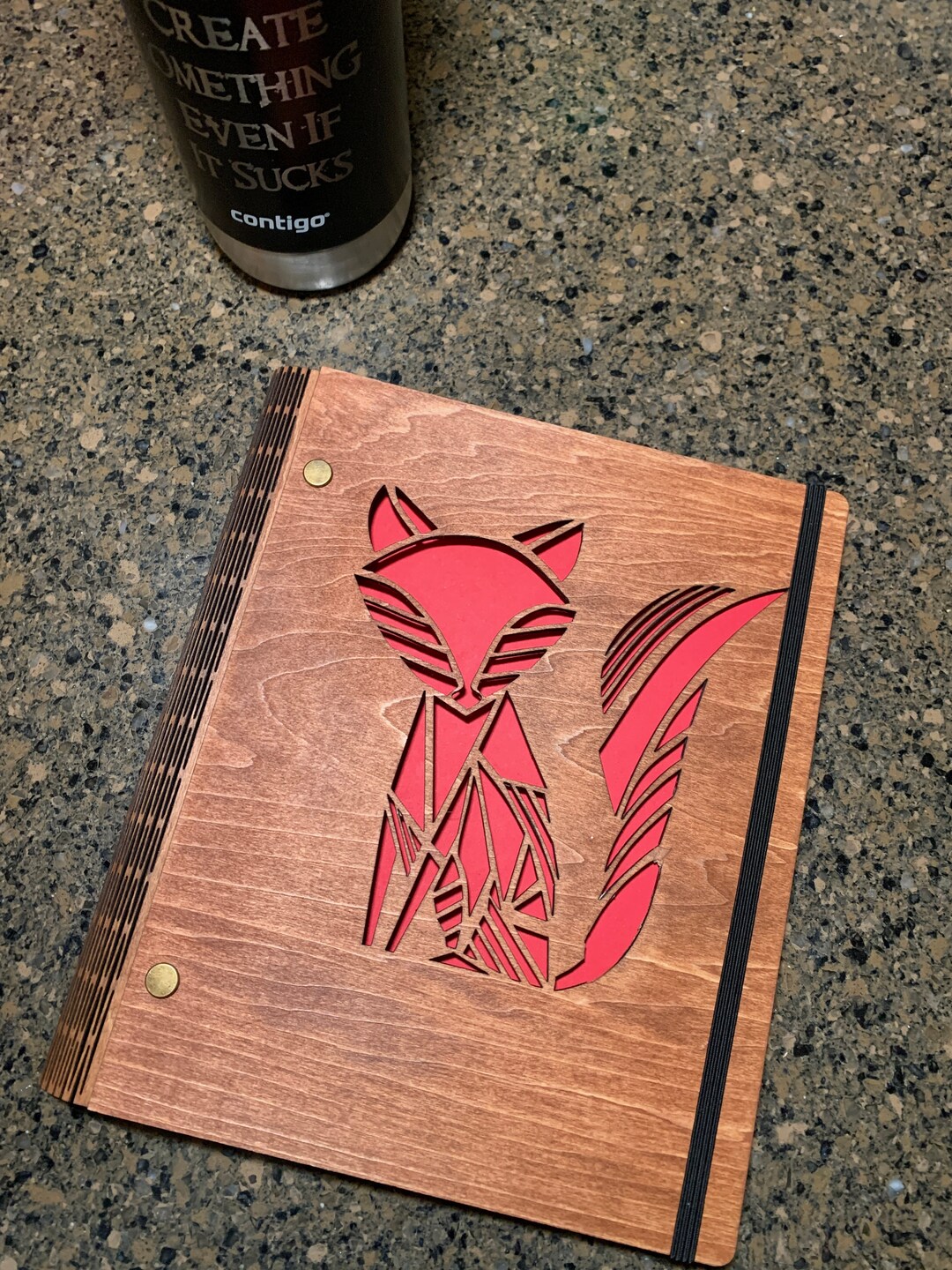 Laser Cut Notebook/journal Fox - Etsy