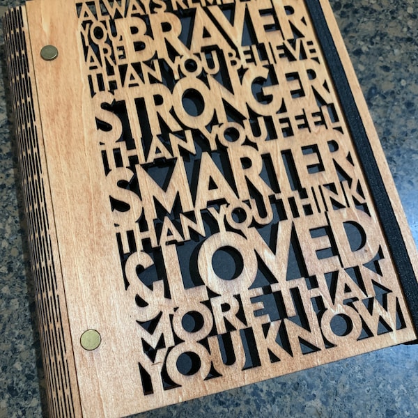 Laser Cut Notebook - Etsy