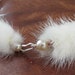 White Mink Fur Necklace - Etsy