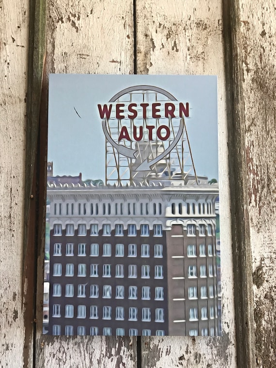 Kansas City Western Auto Building | Etsy