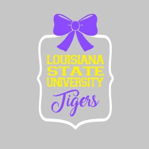 LSU Tigers Decal - Etsy
