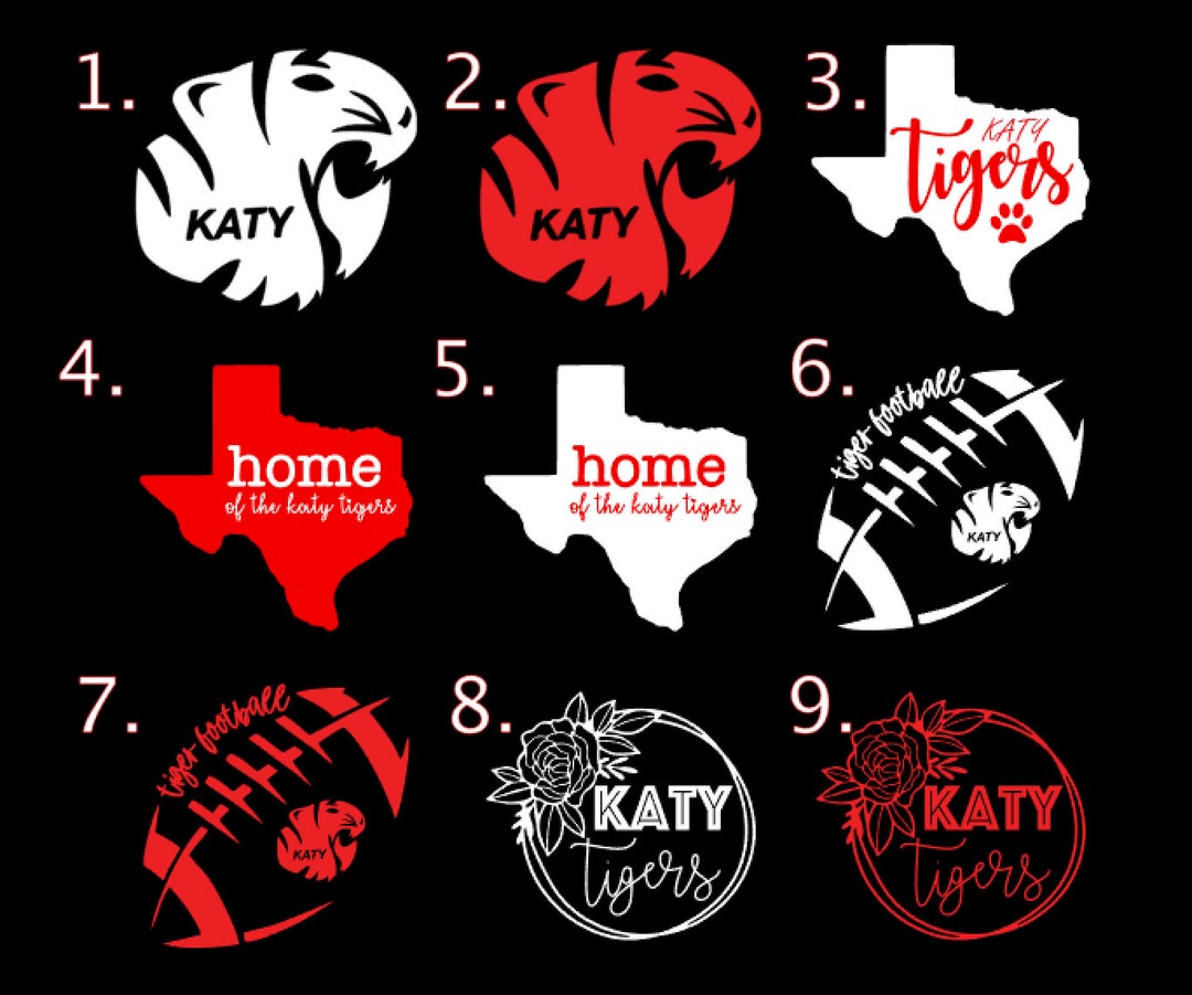 Katy Tigers Decal - Etsy