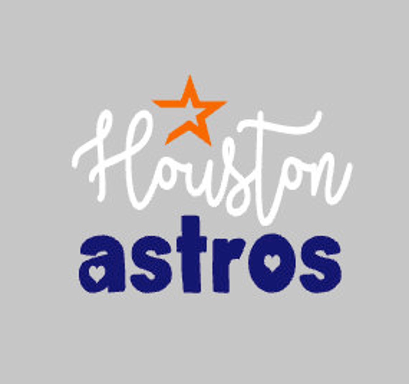 Houston Astros Decal - Etsy