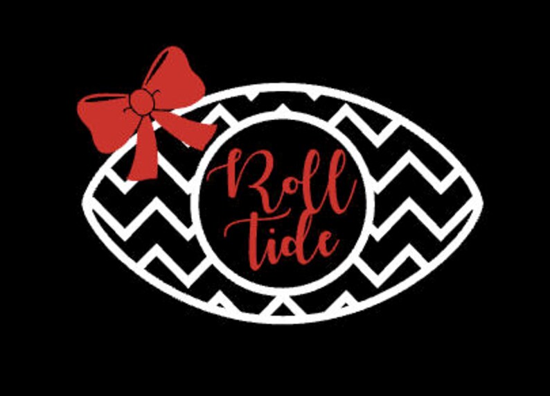 Chevron Football School Decals | Etsy