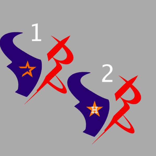 Texans Rockets Astros Logo - Etsy