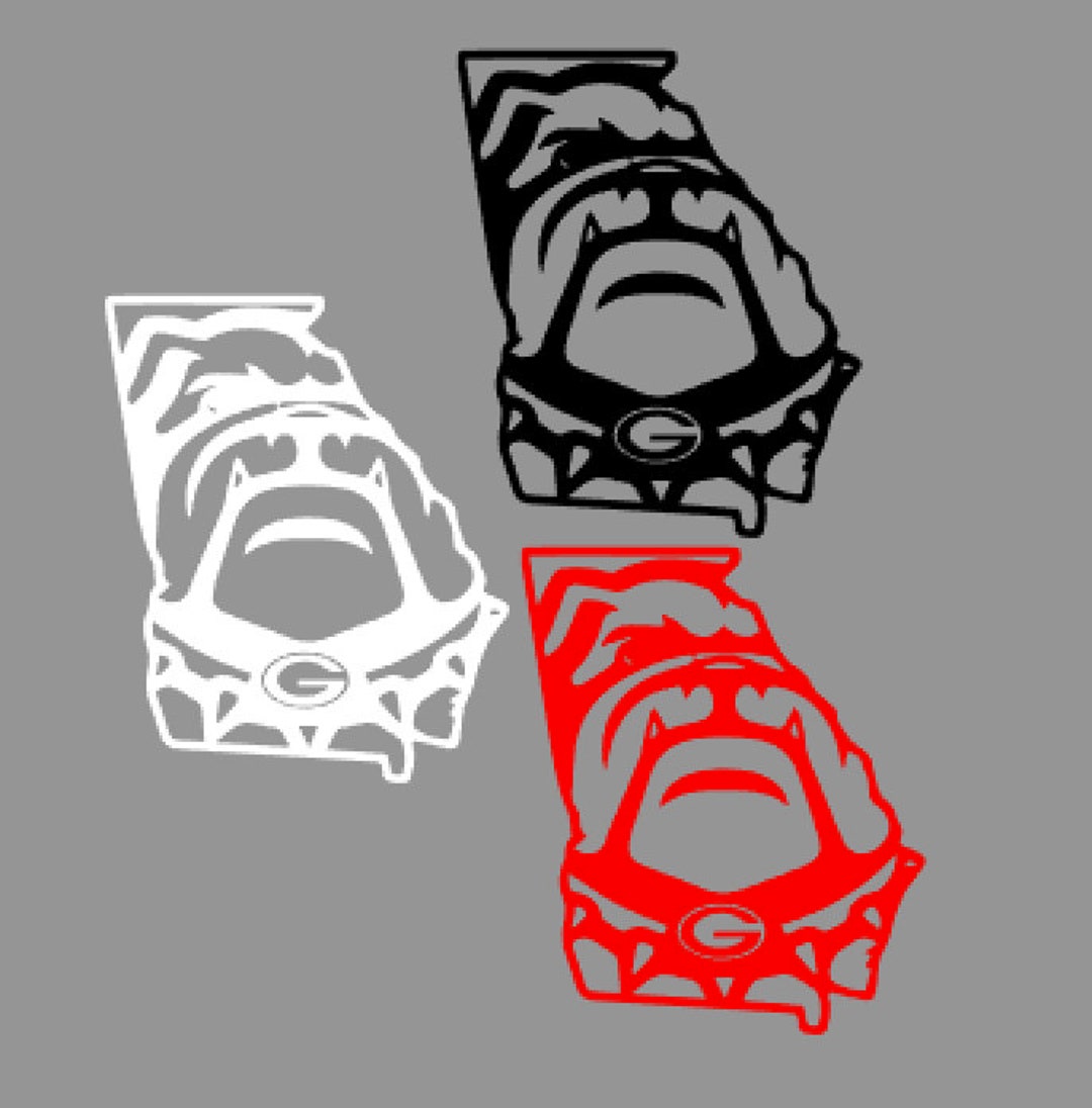 Georgia State Mascot Decal - Etsy