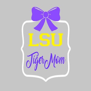 LSU Tigers Decal - Etsy