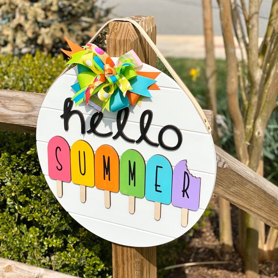 Home Décor Welcome Sign I Porch Leaner l 3D Entry Way Wall Decor Hello ...