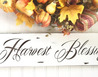 Fall wood sign | Etsy