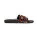 Floral Sugar Skull Art Slide Sandals, Day of the Dead Art Shoes, Women ...