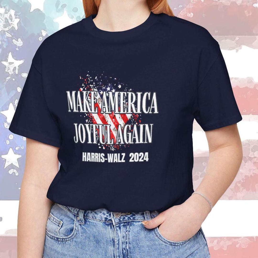 Kamala Harris Walz Election Shirt, Make America Joyful Again T-shirt ...