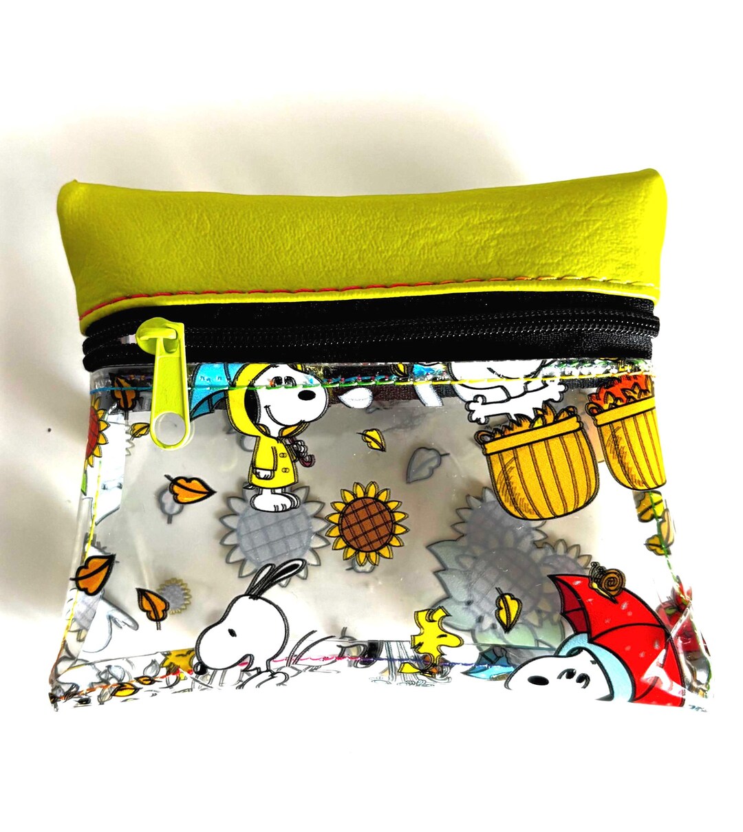 Handmade Snoopy Coin Purse Clear Quality Weight Character Vinyl and on ...