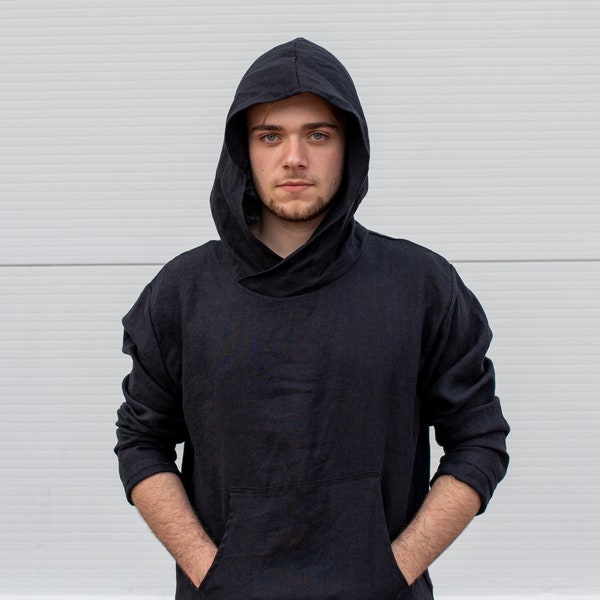 Linen Hood - Etsy