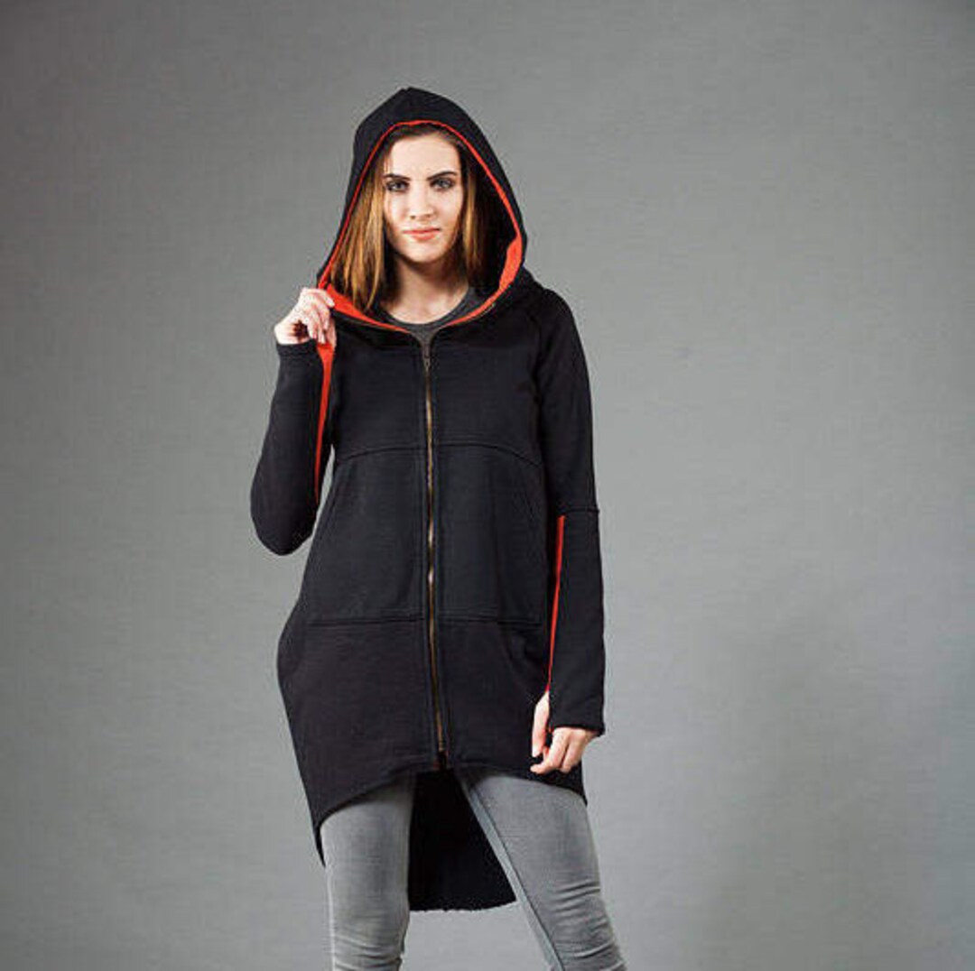Black Hoodie, Black Jacket, Winter Hoodie, Plus Size Clothing, Track ...