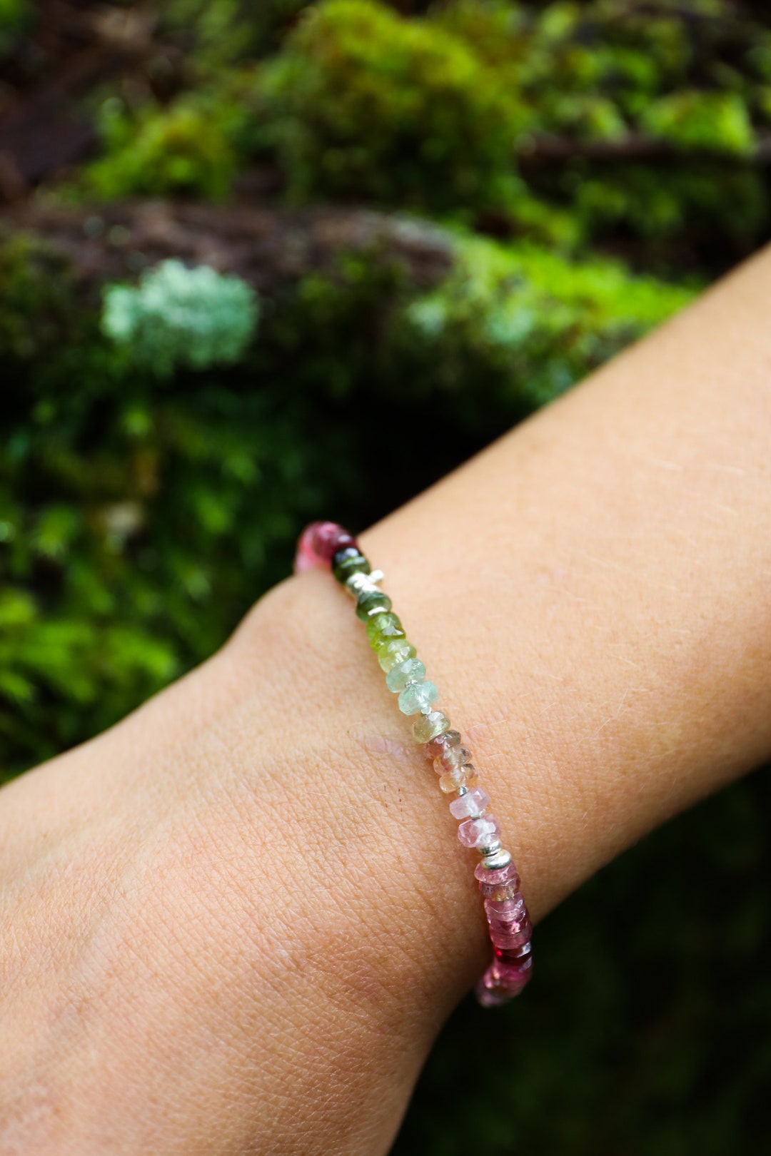 Stunning High Quality Graduated Watermelon Tourmaline Thai Hill Tribe ...