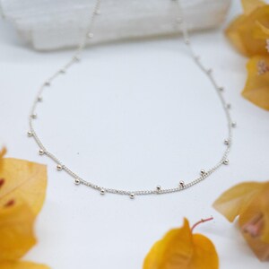 Sterling Silver Bobble Chain - Etsy
