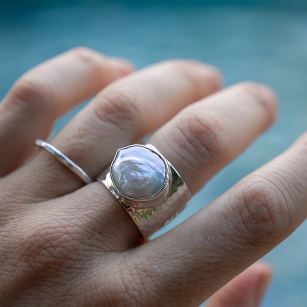 Fresh Water Pearl Ring - Etsy