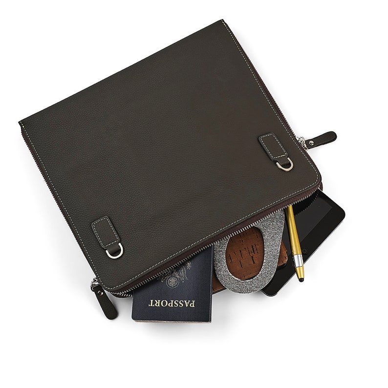 Zipsleeve Leather Airplane Organizer - Etsy