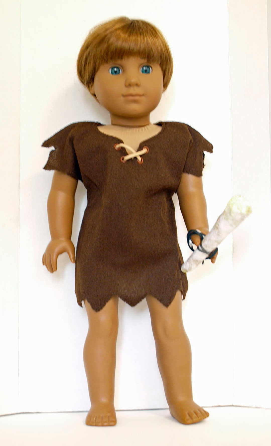 Dark Brown Caveman Dolls Halloween Costume for 18 in Boy (or Girl) - Etsy