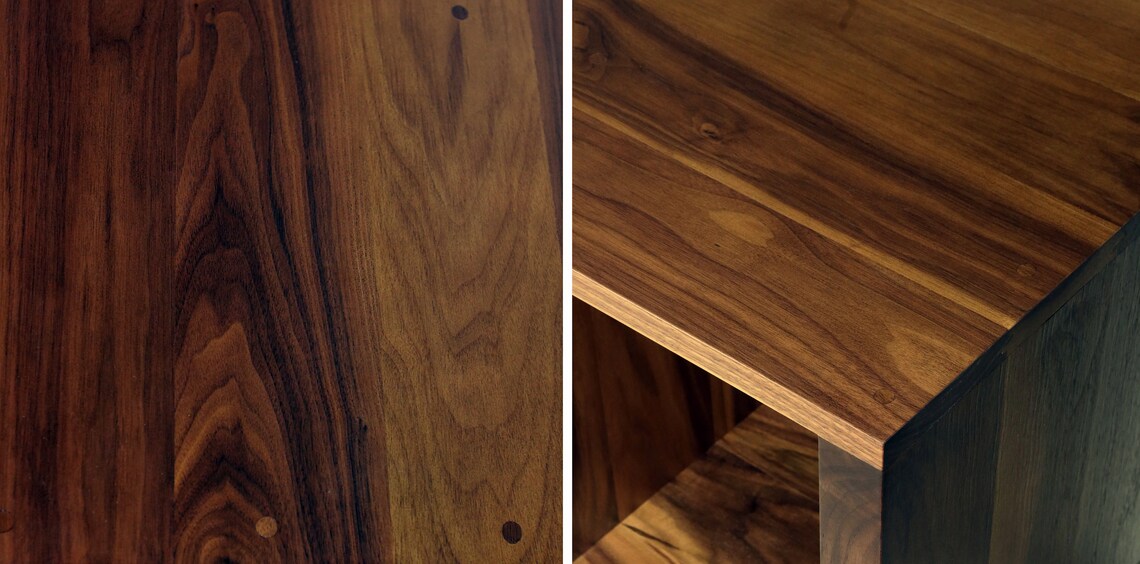 Large Solid Premium Walnut TV Stand Media Stand or Coffee - Etsy