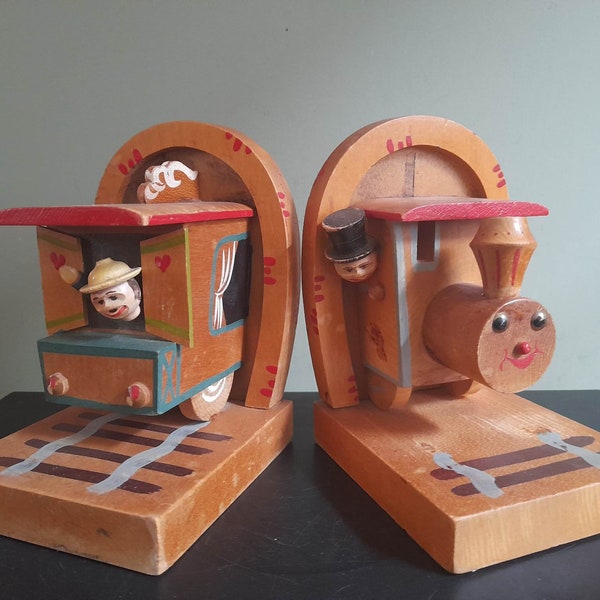 Train Bookends - Etsy