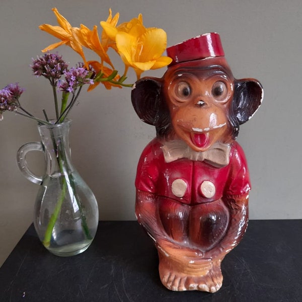 Monkey Piggy Bank - Etsy