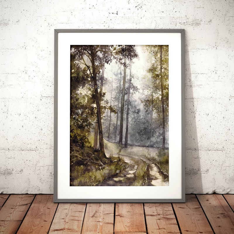 Landscape Art Print - Etsy