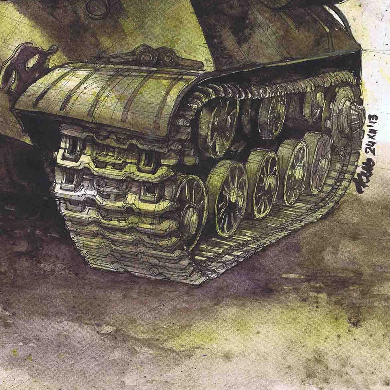 World of Tanks Art Print IS-3 Tanks Watercolor Tank - Etsy UK