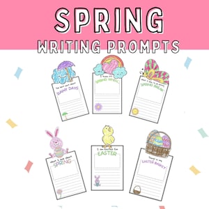 Spring/easter Writing Activities - Etsy