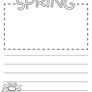 Spring/easter Writing Activities - Etsy