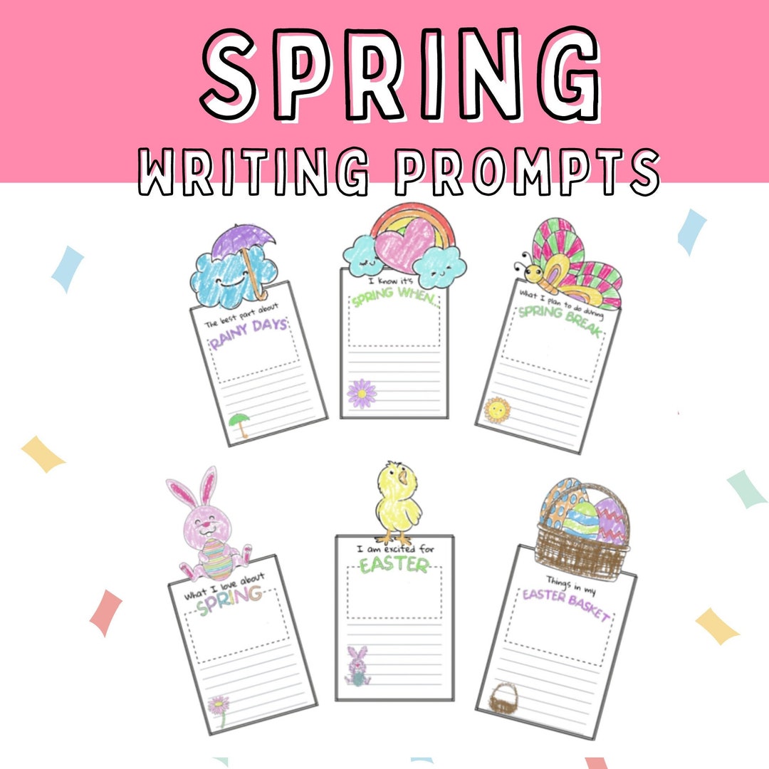 Spring/easter Writing Activities - Etsy